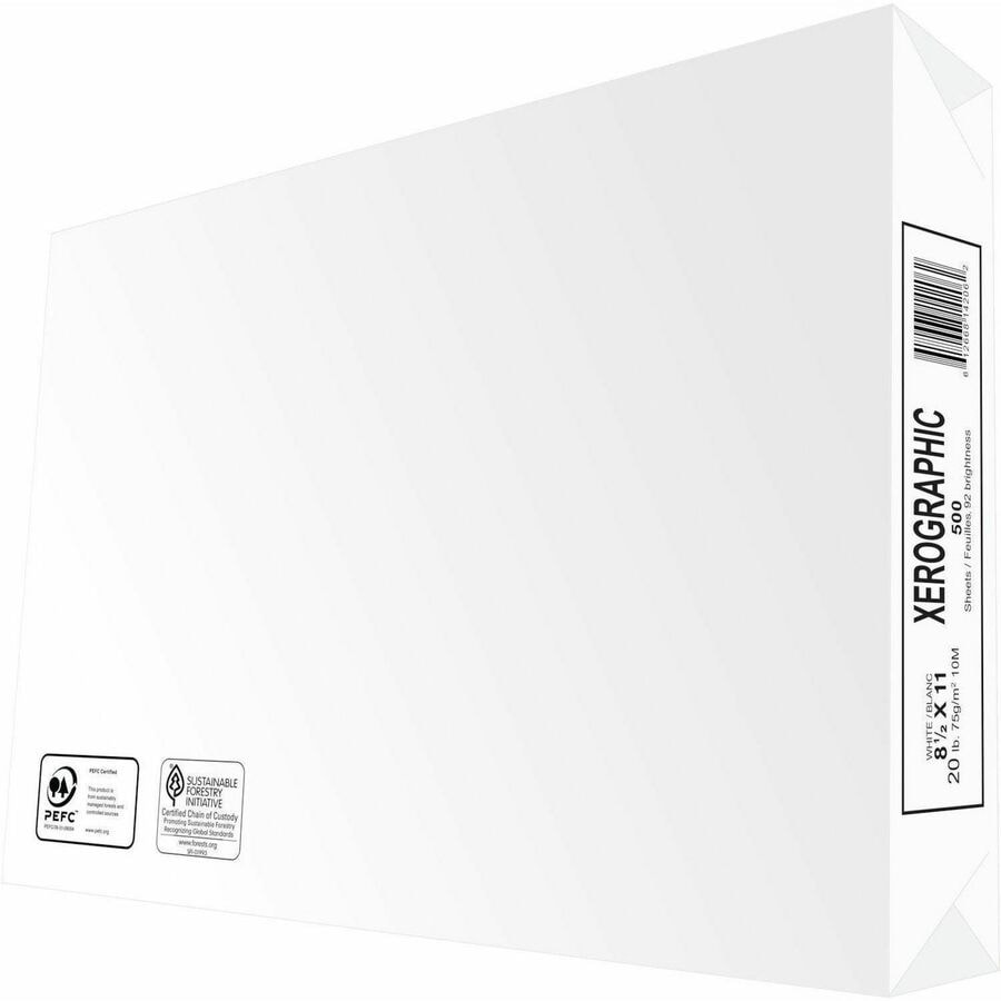 Xerographic Copy & Multipurpose Paper Letter - 8 1/2" x 11" - 92 ...
