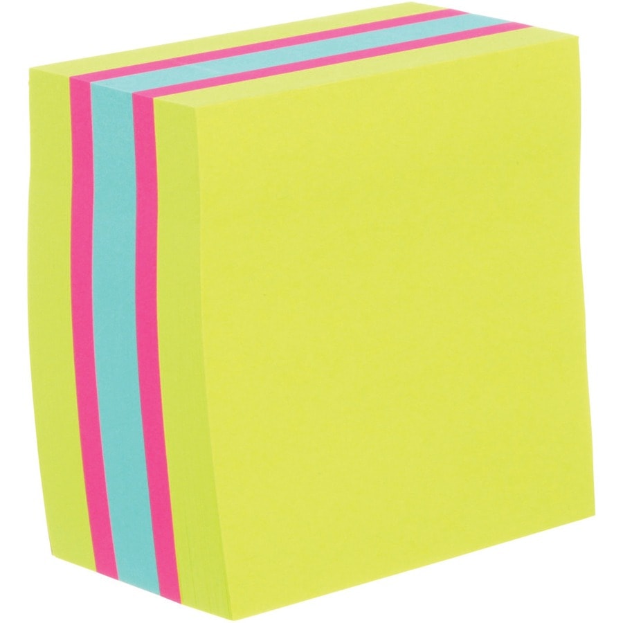 Post-it® Super Sticky Adhesive Note - 3" (76.20 mm) Flag/Note Width x 3 ...