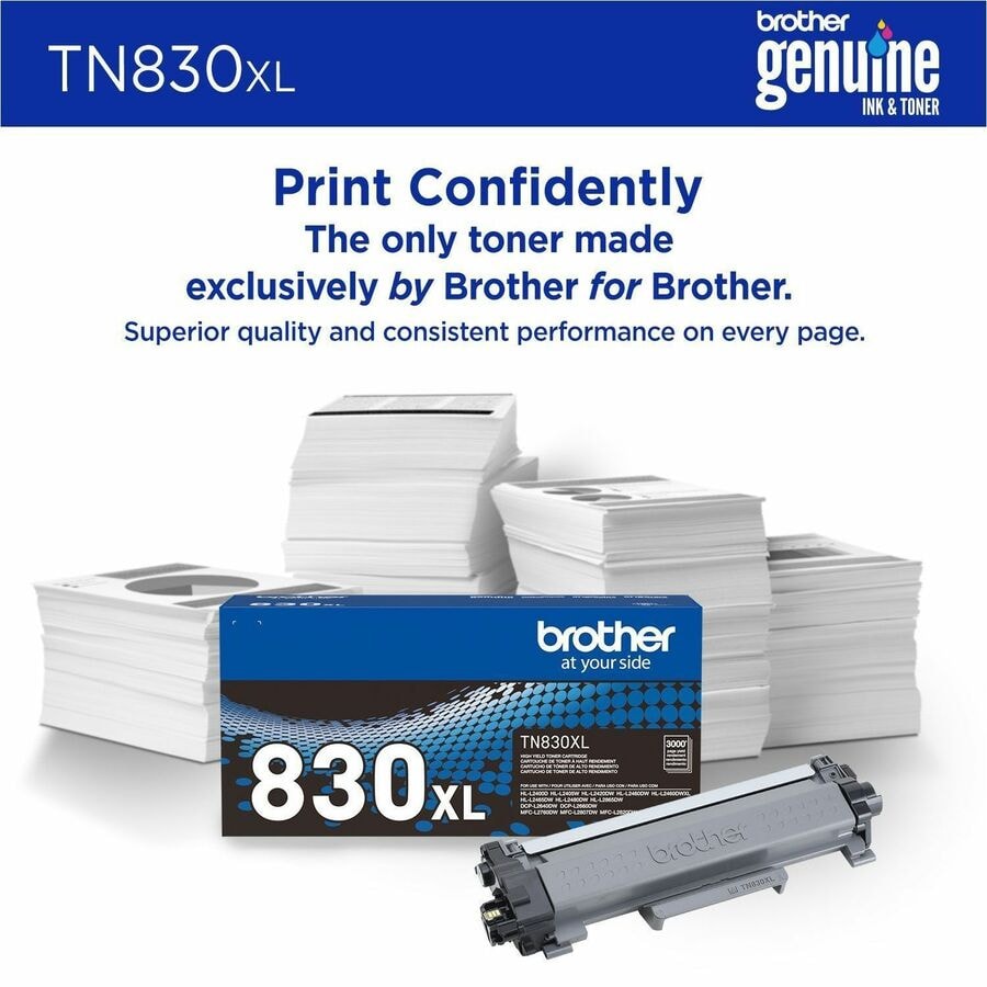 Brother Original Laser Toner Cartridge - Black - 1 Each - 3000 Pages ...