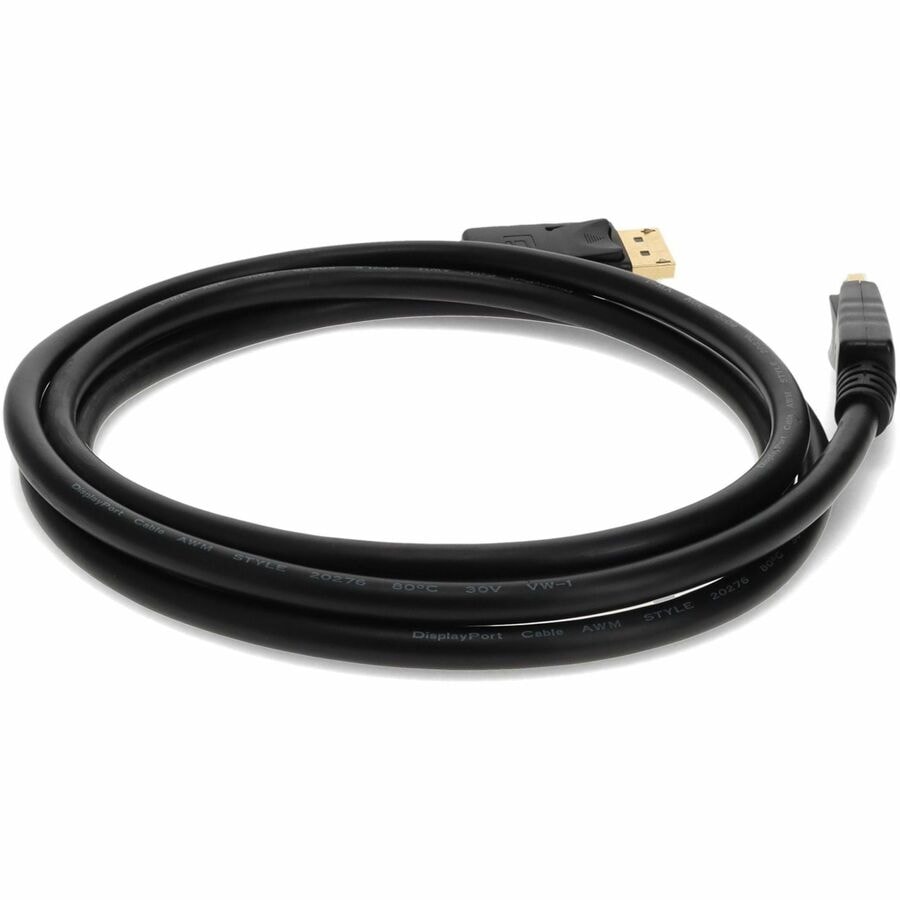 AddOn 6ft (1.8M) DisplayPort Cable - Male to Male - 5.9 ft DisplayPort ...