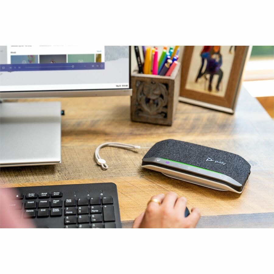 Poly Sync 20 Microsoft Teams Certified USB-A Speakerphone - Wired ...