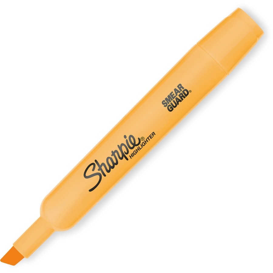 Sharpie SmearGuard Tank Style Highlighters - Wide Chisel, Narrow Narrow ...