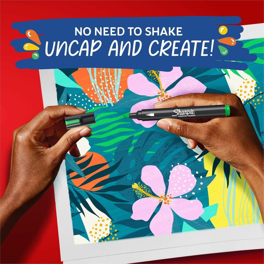 Sharpie Creative Art Marker - Bullet Marker Point - Assorted Colours ...