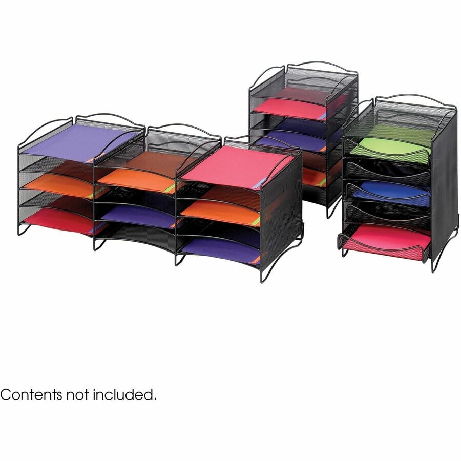 Safco 6-Compartment Mesh Desktop Organizer - 6 Compartment(s ...