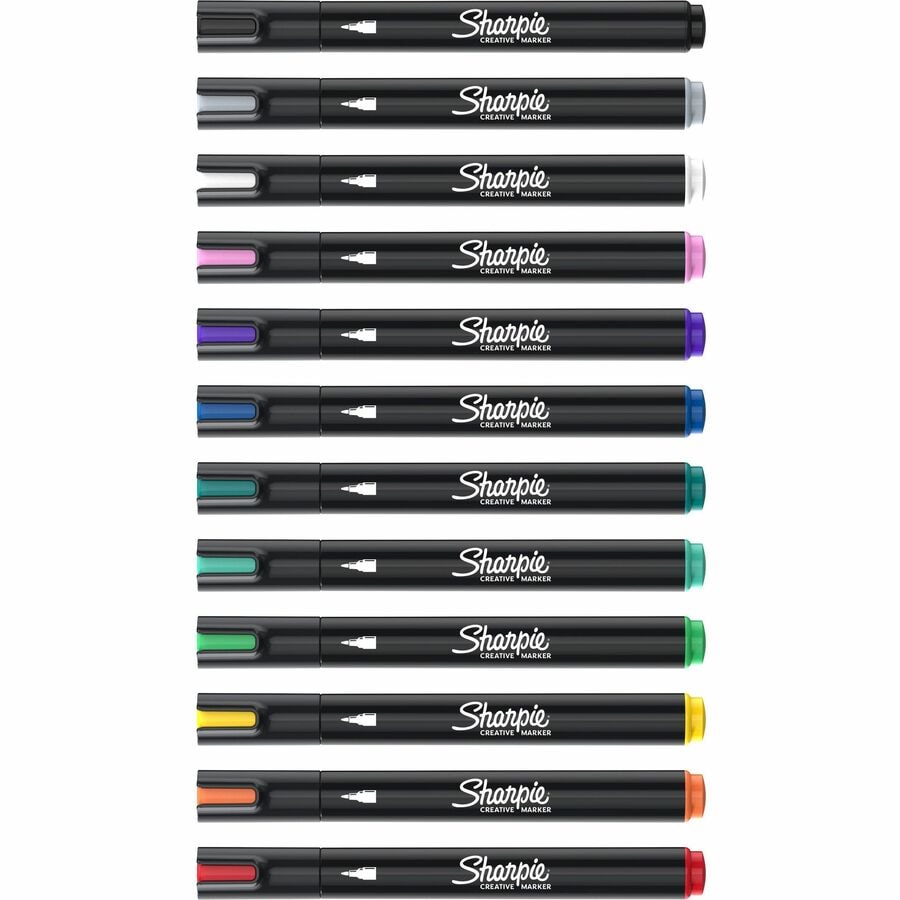 Sharpie Creative Markers, Water-Based Acrylic Markers, Bullet Tip ...