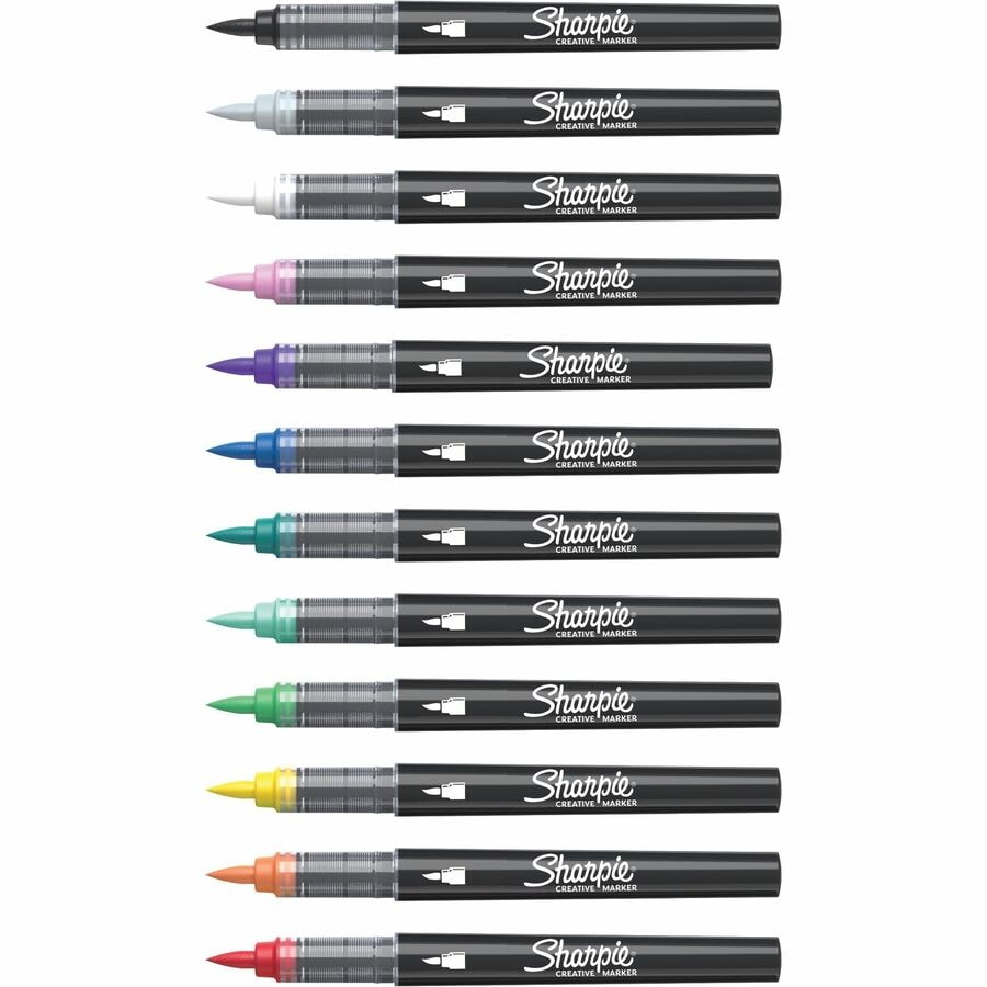 Sharpie Creative Art Marker - Brush Marker Point - Assorted Colours ...
