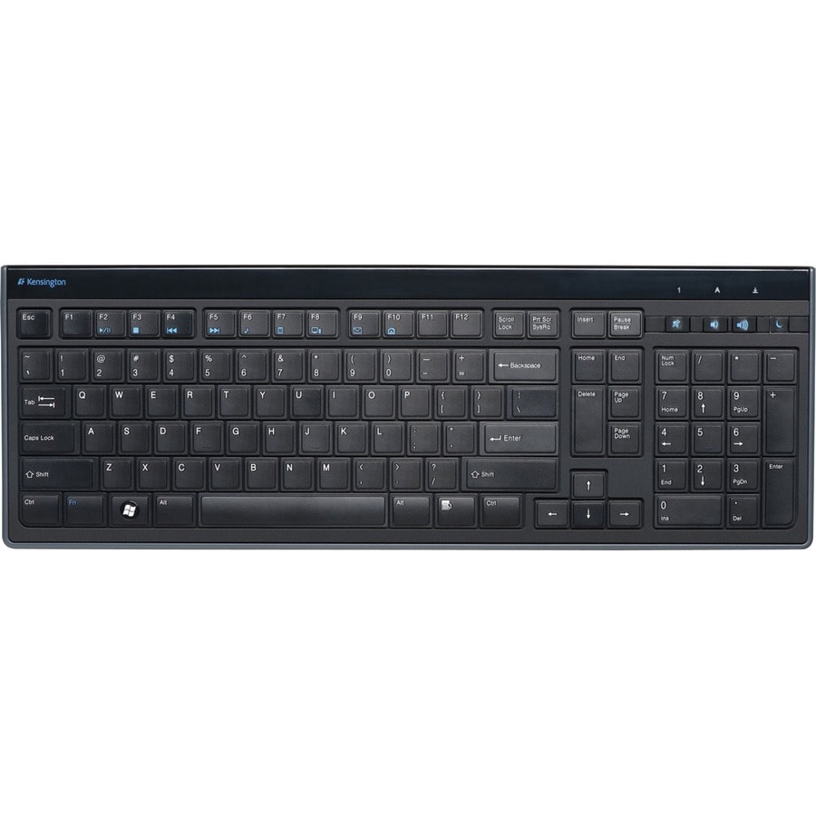 Kensington Slim Type Wired Keyboard - Cable Connectivity - USB ...