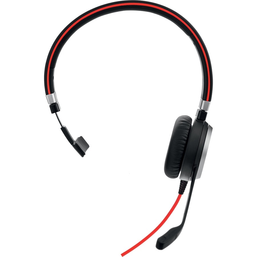 Jabra Evolve 40 Mono Headset - Mono - Mini-phone (3.5mm) - Wired - Over ...