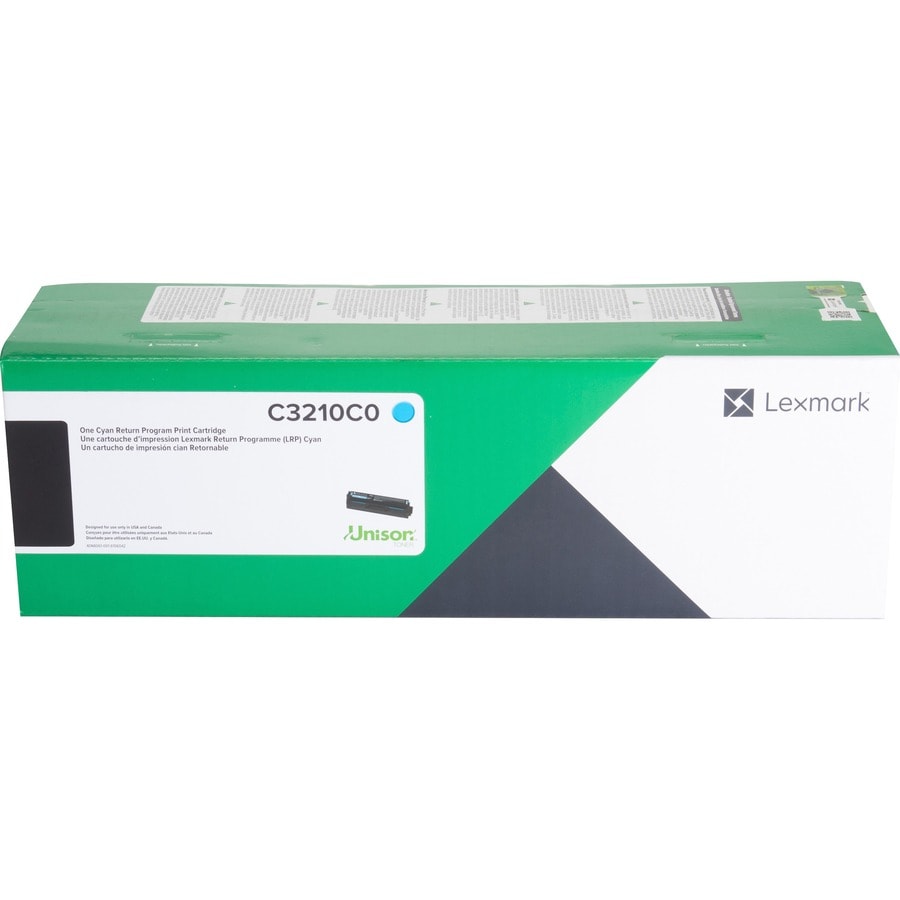 Lexmark Unison Original Standard Yield Laser Toner Cartridge - Cyan - 1 ...