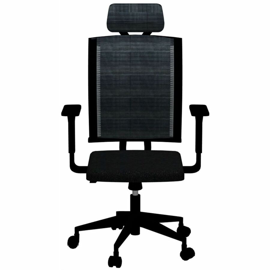 Heartwood Echo High-Back Chair with Polyurethane Finish - Black Seat ...