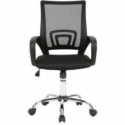 TygerClaw Mid-Back Office Chair, Black Mesh - Mesh Seat Material ...