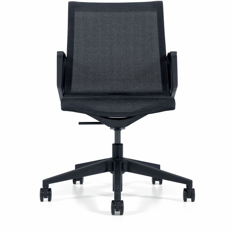 Knight One-Piece Mesh Medium Back Tilter, Black - Offices to Go Knight ...