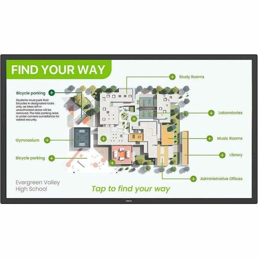 Philips Signage Solutions Interactive 3000 Series - 54.50" (1384.30 mm ...