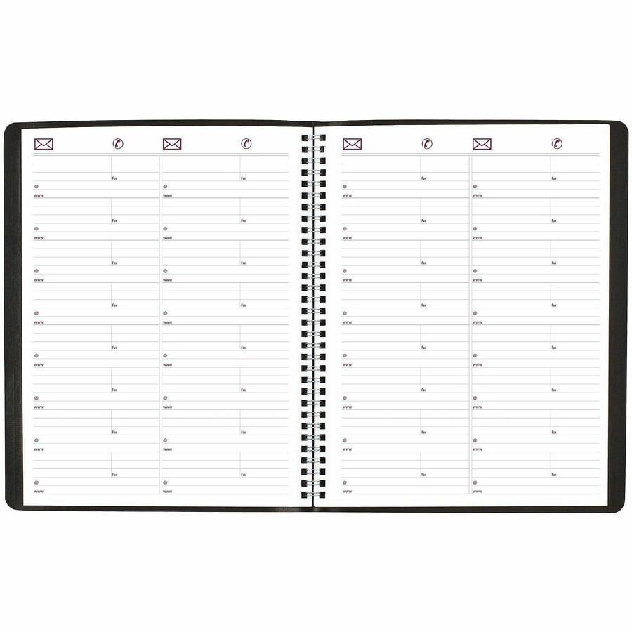 Brownline® Essential Monthly Diary 14 Month Twin Wire 11x8-1/2" English ...