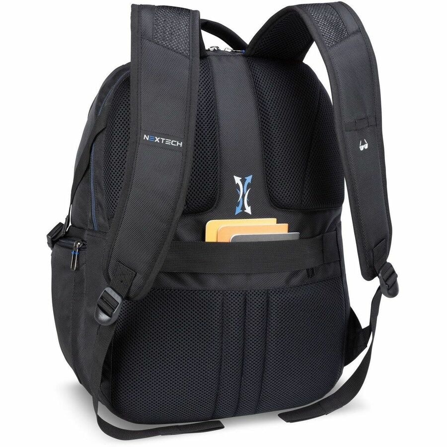 Nextech Carrying Case (Backpack) - Black - Polyester Body - Shoulder ...