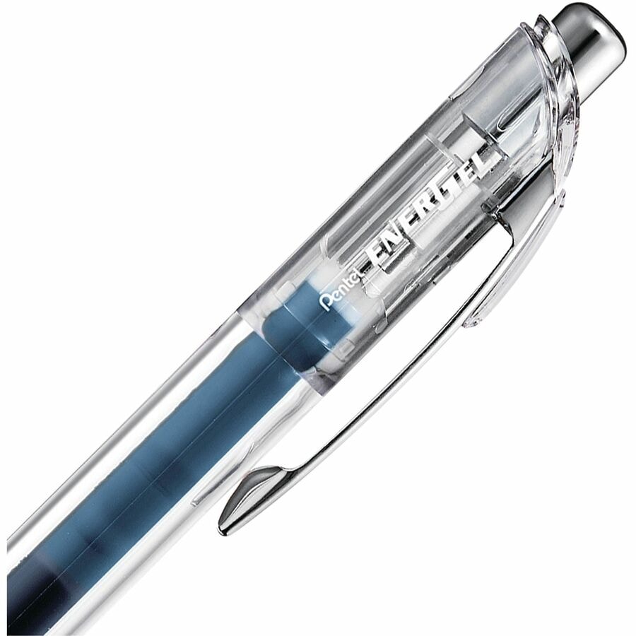 Pentel Infree Retractable Liquid Gel Pen, (0.5mm) Needle Tip, Navy Blue ...