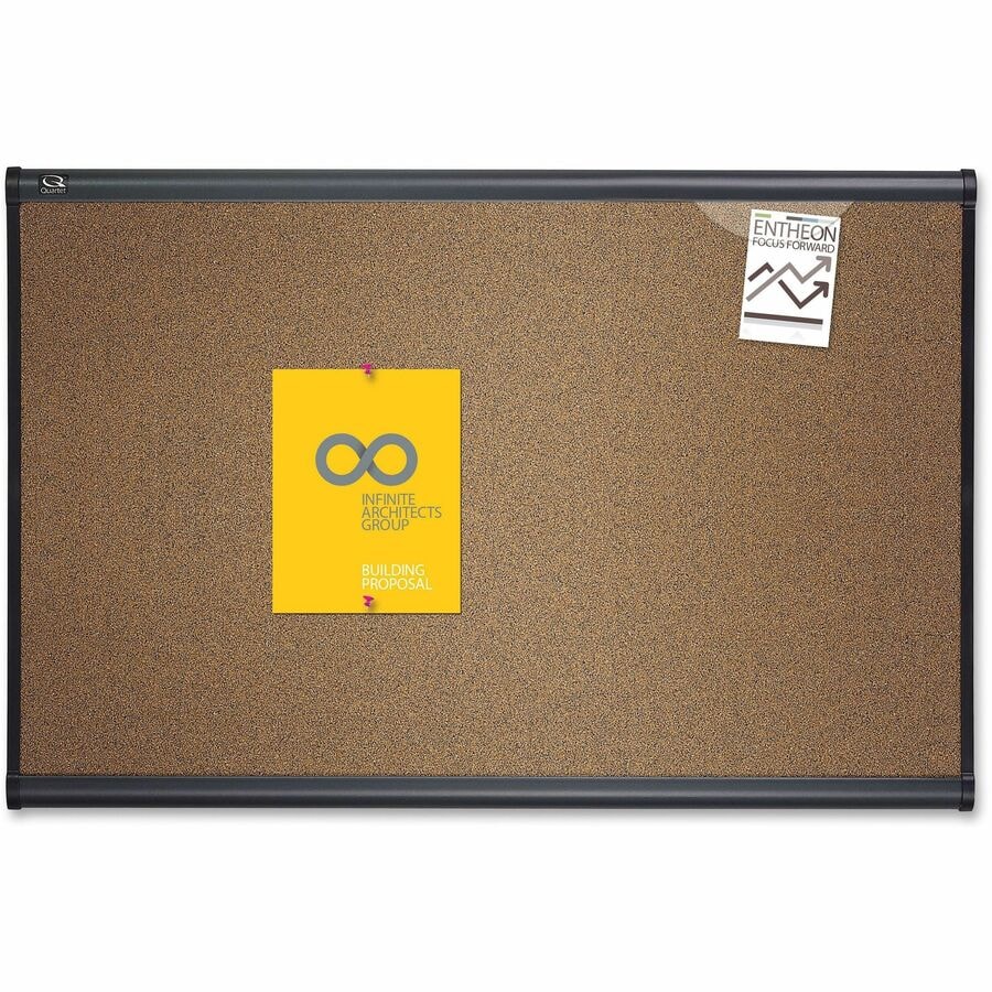 Quartet Prestige Bulletin Board - 48" (1219.20 mm) Board Height x 72 ...