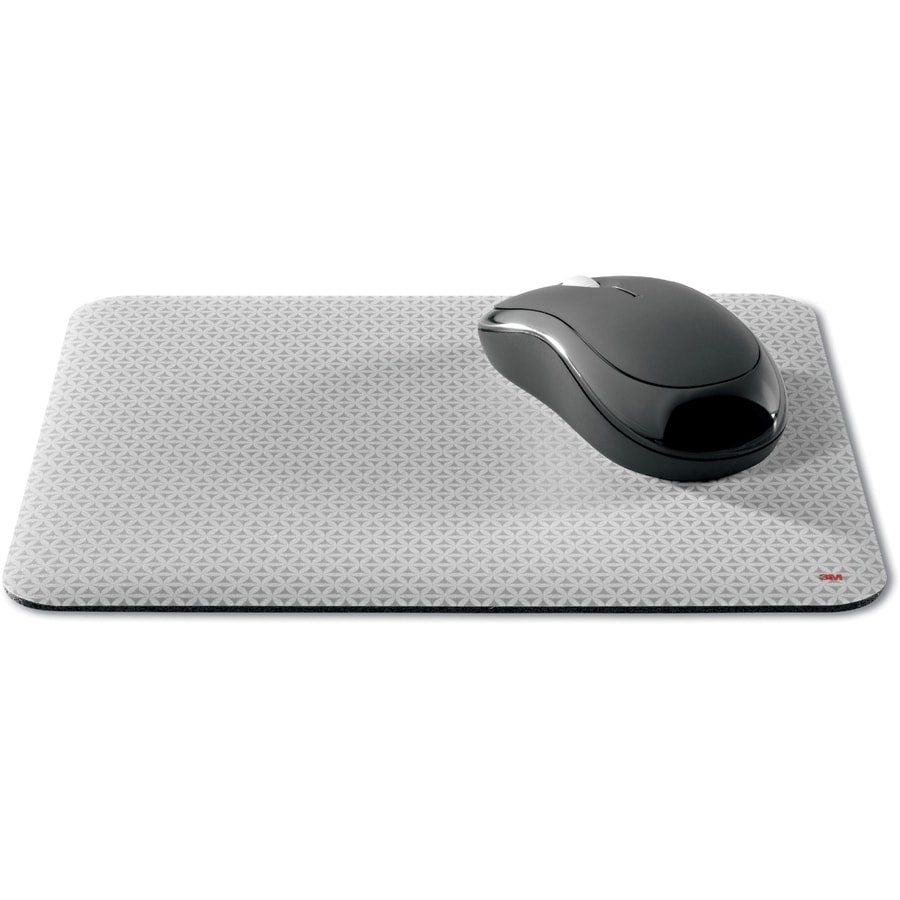 3M Precise Mouse Pad - Gray Bitmap - 0.30" (7.62 mm) Height x 8" (203. ...