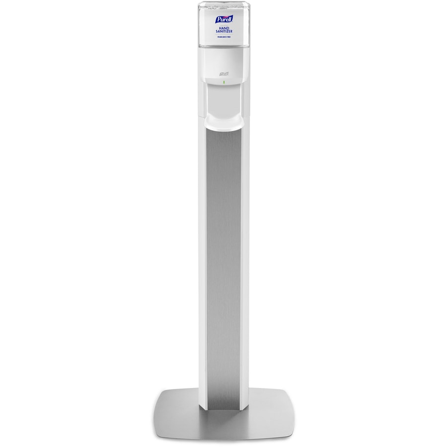PURELL® Messenger ES8 Silver Panel Floor Stand with Dispenser - Floor ...