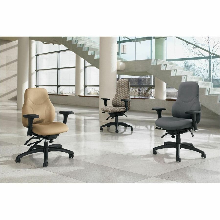 Global Tritek Chair - Echo Seat Color - Black Back Color - Fabric Back ...