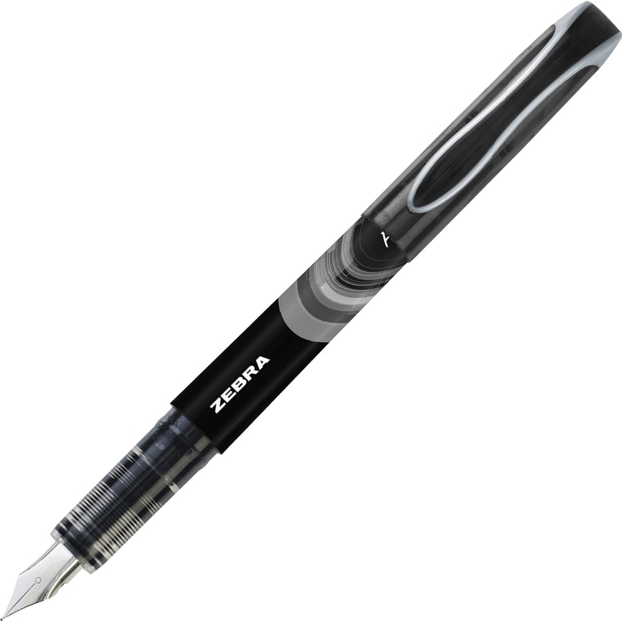 Zebra Zensations Fountain Pens - 0.6 mm Fine Pen Point - Black, Blue ...