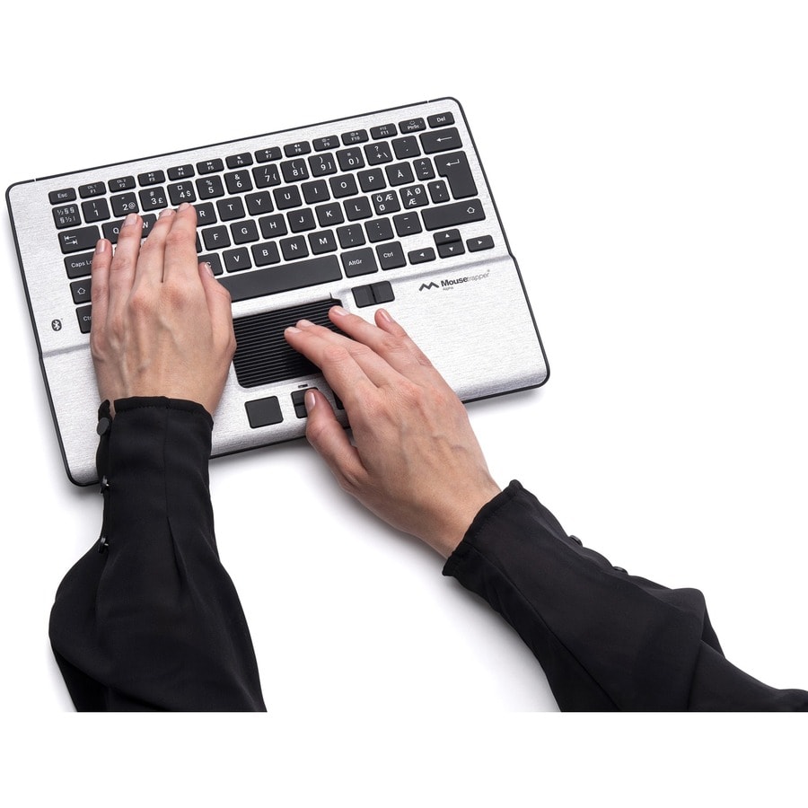 Mousetrapper Alpha Keyboard - Wired/Wireless Connectivity - Bluetooth ...