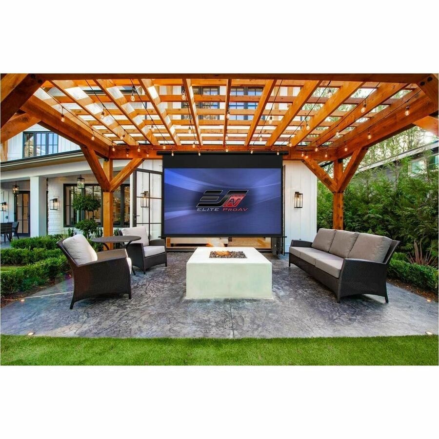 Elite Screens Outdoor Electric Tension Pro 110" (2794 mm) Electric ...
