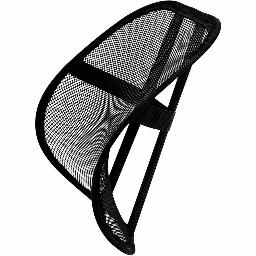 Fellowes Office Suites Mesh Back Support - Black - Mesh Fabric - 1 Each ...