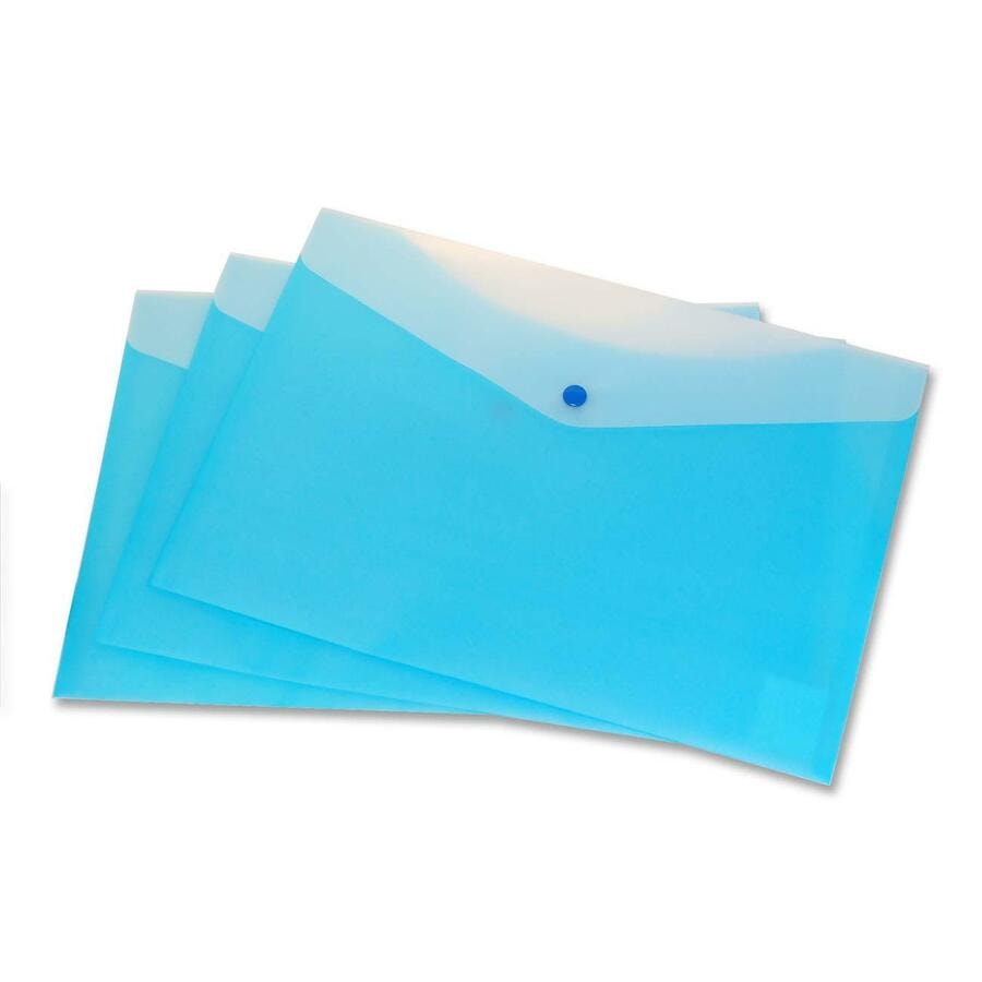 VLB Vinyl File Pocket - 9" (228.60 mm) x 13 1/4" (336.55 mm) - 2 Pocket ...