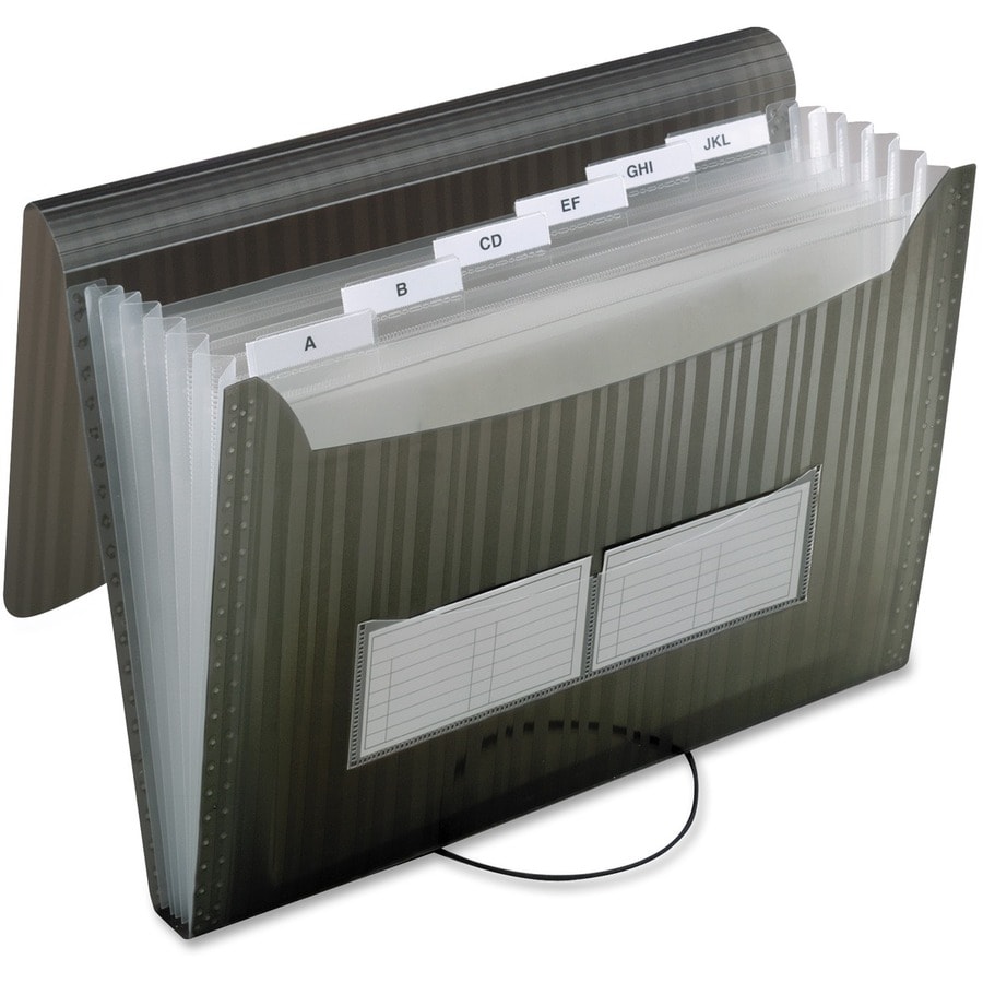 Pendaflex Expanding File - 7 Pocket(s) - Poly - Smoke - Tab ...