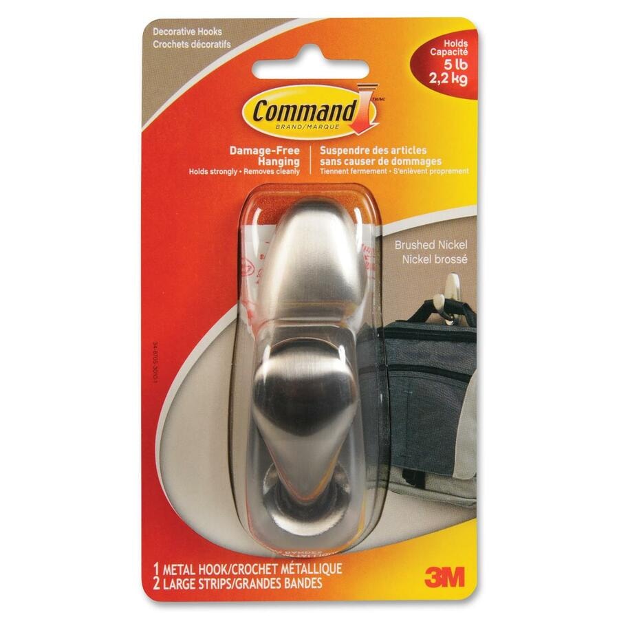 3M Command Forever Classic Hook - 5 lb (2267.96 g) Capacity - Reusable ...