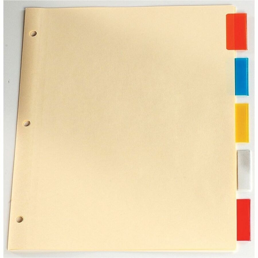 Oxford Premium Series Index Tab - 5 Tab(s) - 8.50" (215.90 mm) Divider ...