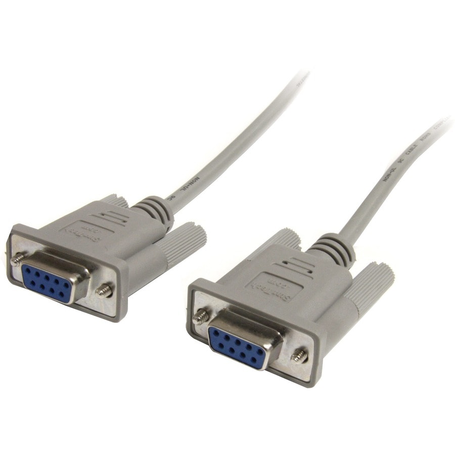 StarTech.com 6 ft Straight Through Serial Cable - DB9 F/F - Connect two ...