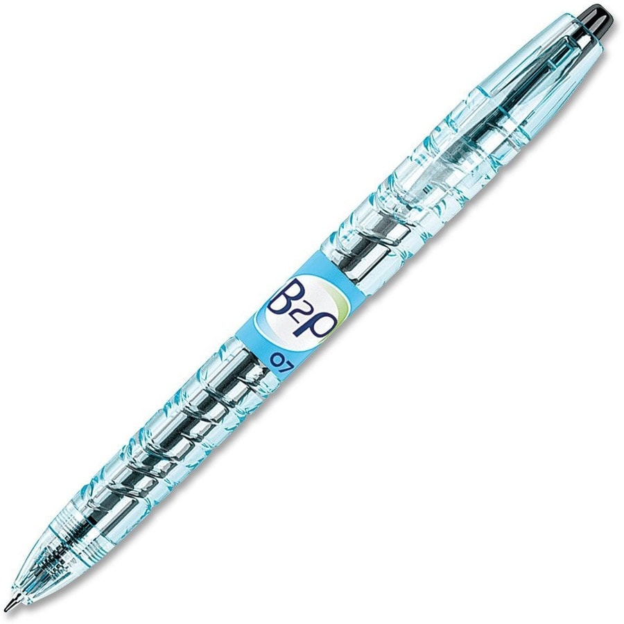 B2P Rollerball Pen - 0.7 mm (0.03") Pen Point - Retractable - Black Ink ...