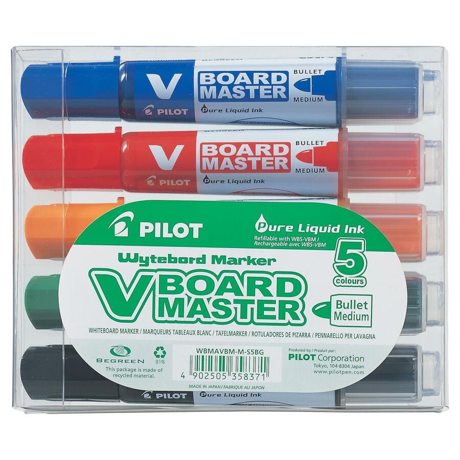 BeGreen V Board Master Dry Erase Marker - Bullet Marker Point ...