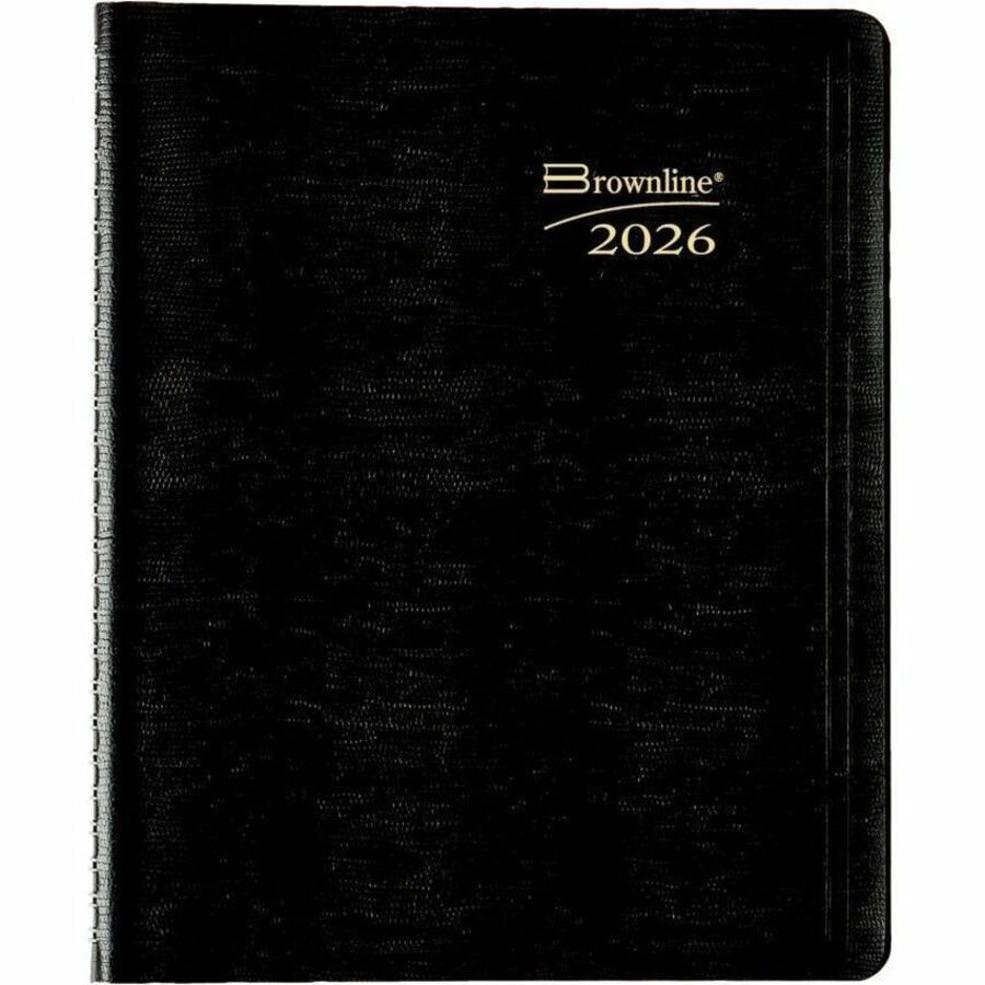 Brownline® Essential Monthly Diary 14 Month Twin Wire 8-7/8x7-1/8 ...