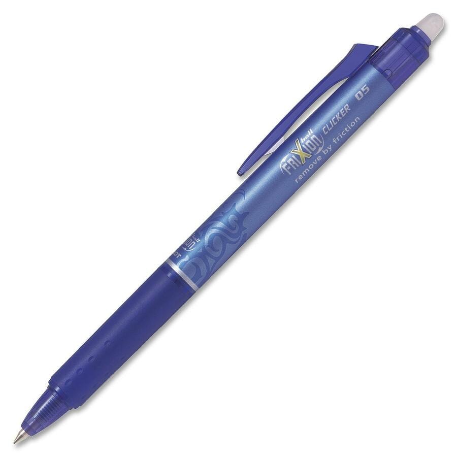 FriXion Clicker Gel Pen - 0.5 mm (0.02") Fine Pen Point - Retractable ...