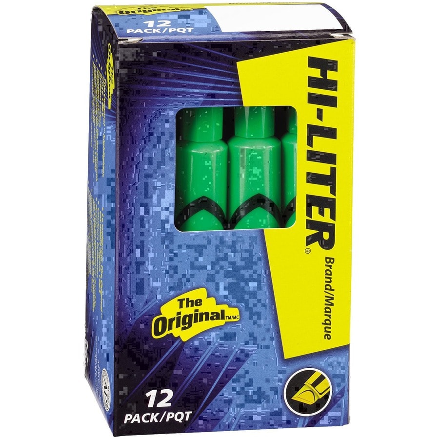 Avery® Hi-Litre Desk Style Highlighter - Chisel Marker Point ...