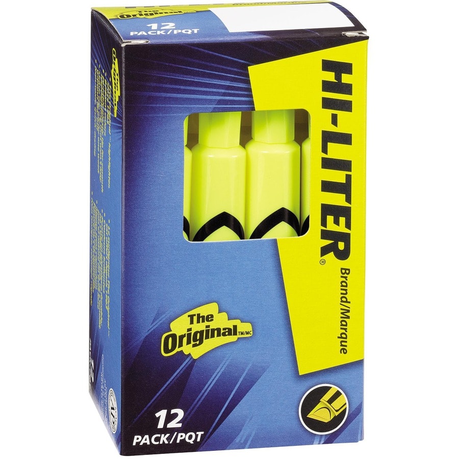 Avery® Hi-Litre Desk Style Highlighter - Chisel Marker Point ...