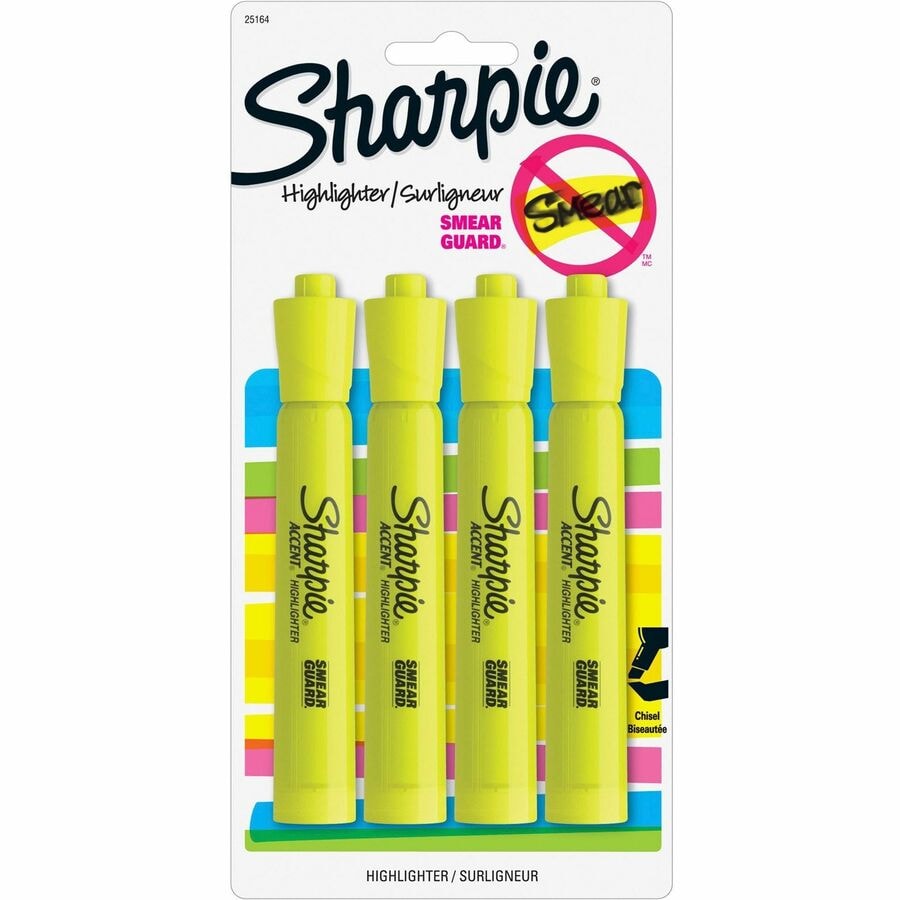 Sharpie Accent Highlighter - Tank - Chisel Marker Point - Fluorescent ...