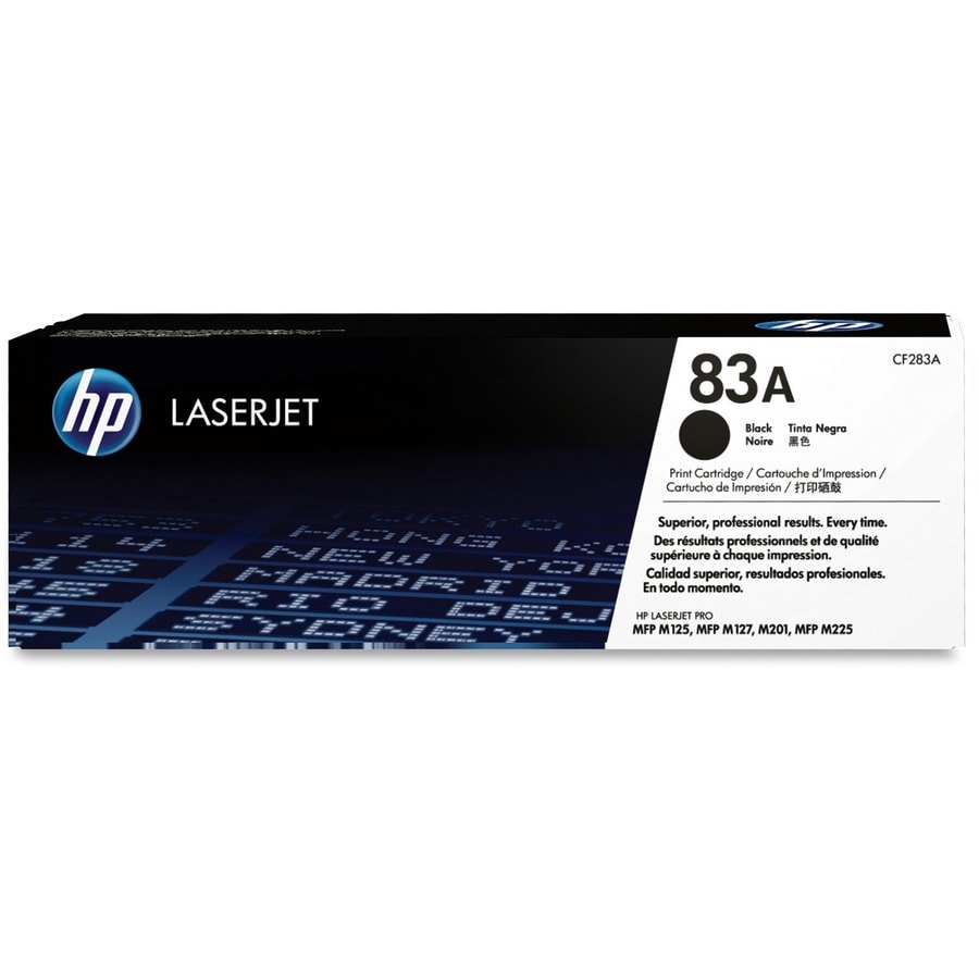 HP 83A (CF283A) Original Laser Toner Cartridge - Single Pack - Black ...