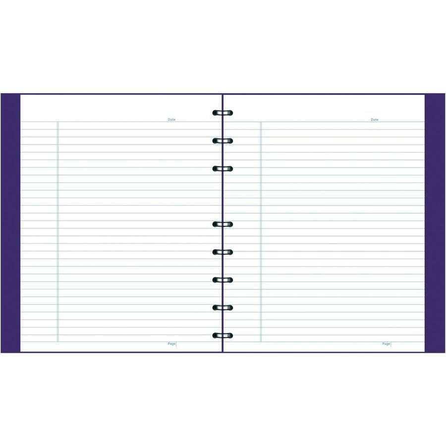 Blueline NotePro Notebook - 192 Pages - Twin Wirebound - Blue Margin ...