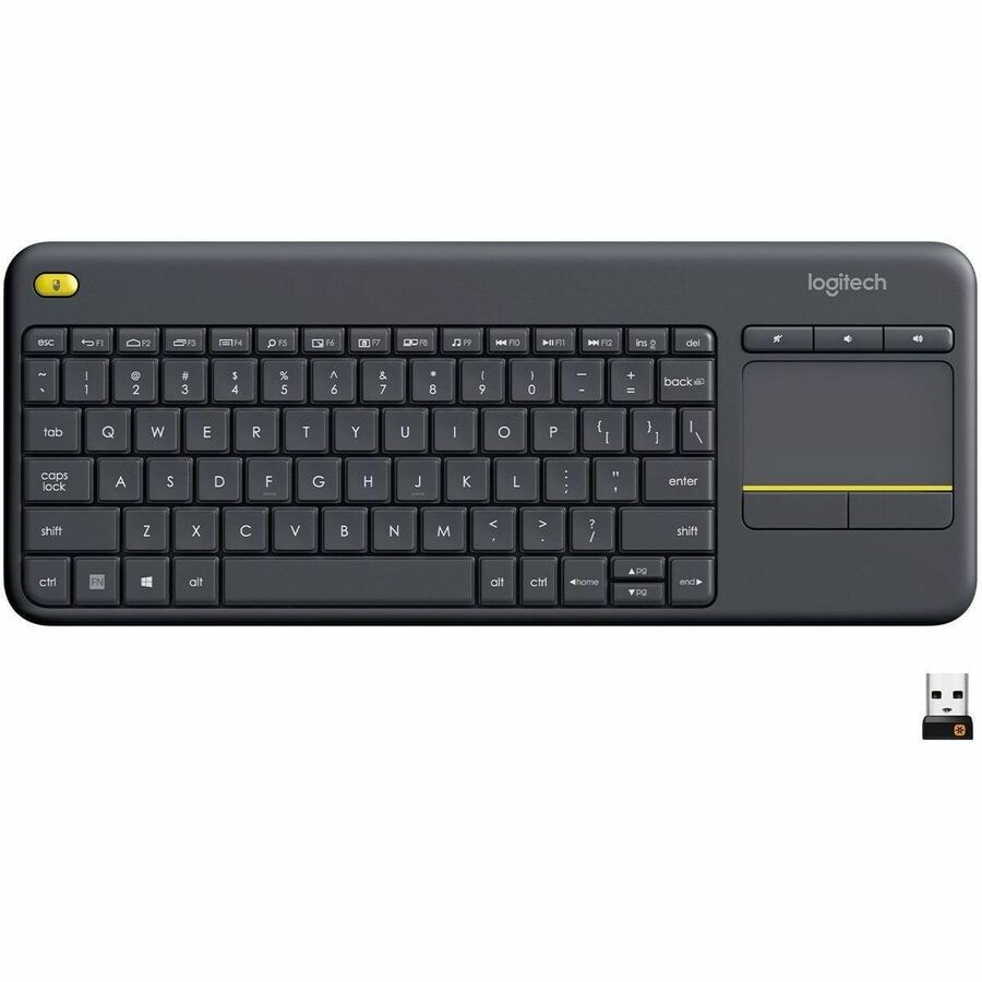 Logitech K400 Plus Touchpad Wireless Keyboard - Wireless Connectivity ...