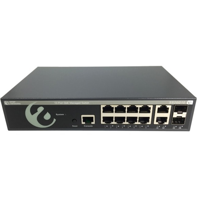 Amer SS2GD10 Ethernet Switch - 10 Ports - Gigabit Ethernet - 1000Base-T ...