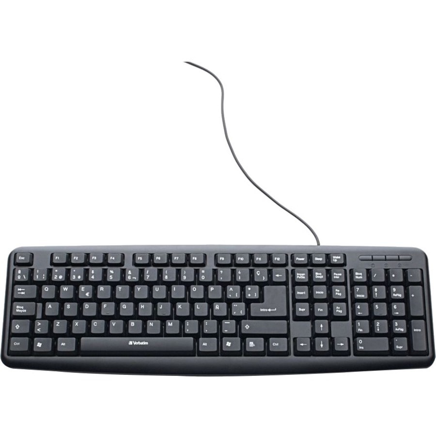 Verbatim Keyboard - Cable Connectivity - USB Interface - Spanish ...