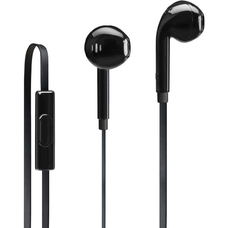 iStore Classic Fit Earbuds (Glossy Black) - Mini-phone (3.5mm) - Wired ...