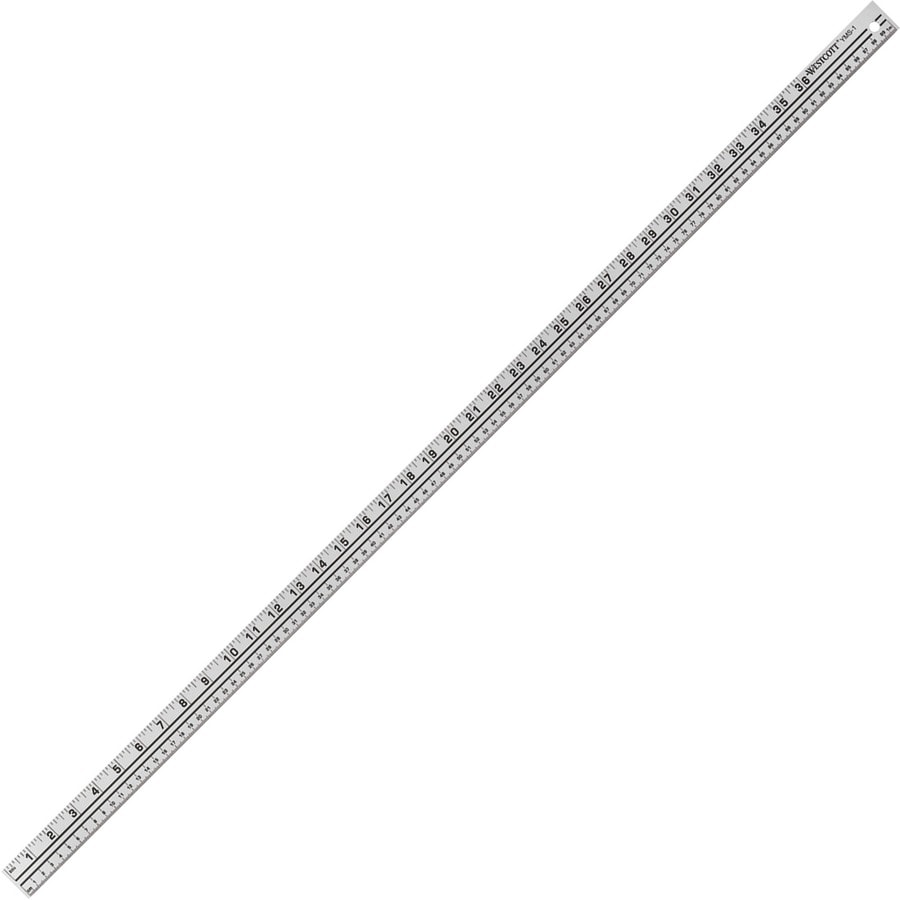 Westcott 100cm/39" Aluminum Yard/Meter Stick - 99.06 cm Length ...