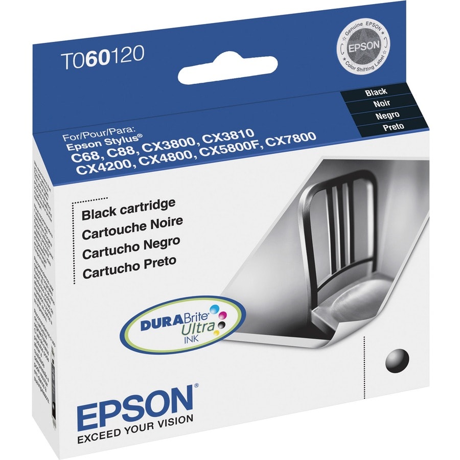 Epson Original Ink Cartridge - Inkjet - 380 Pages - Black - 1 Each ...