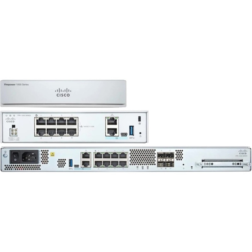 Cisco Firepower 1140 Network Security/Firewall Appliance - 8 Port ...
