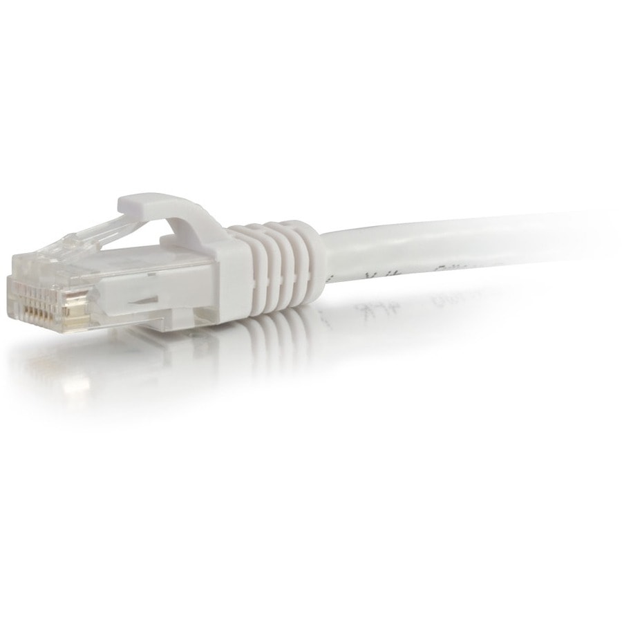 C2G 25ft Cat6a Snagless Unshielded (UTP) Ethernet Patch Cable - White ...